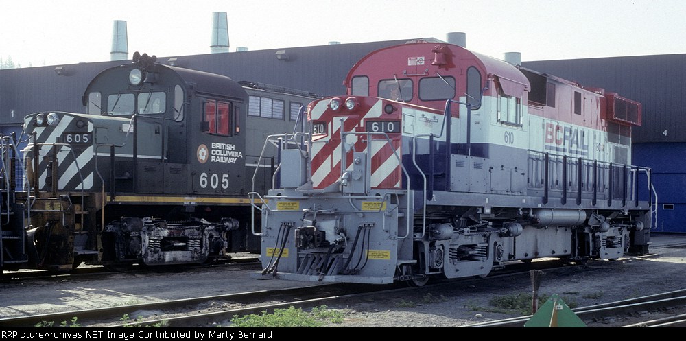 BC Rail 605 and 605